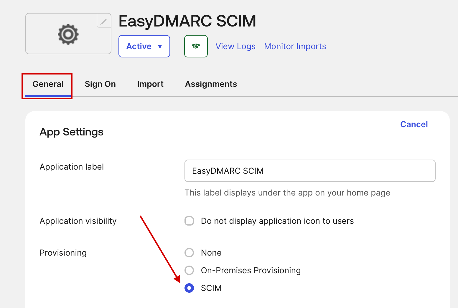 SCIM Provisioning Setup Okta