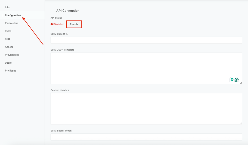 SCIM Provisioning Setup OneLogin