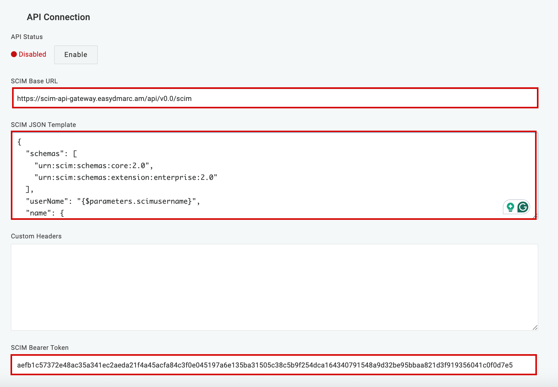 SCIM Provisioning Setup OneLogin